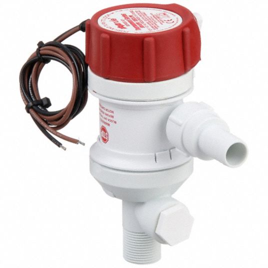 500 gph Max Flow, Seacock, Livewell Pump - 3TNK1|401FC - Grainger