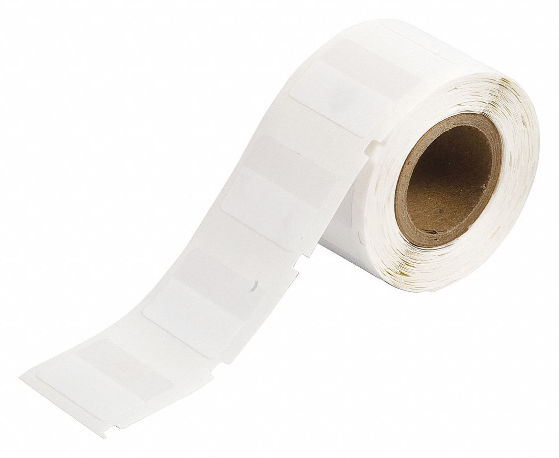 3/4 in x 1 in, Vinyl, Precut Label Roll - 3TP58|WML-211-292-75 - Grainger