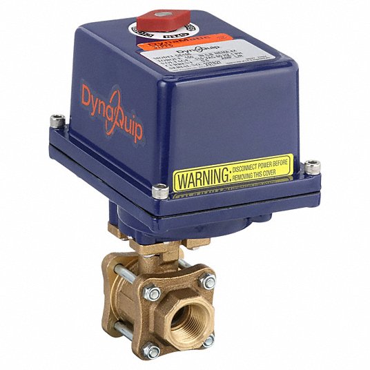 DYNAQUIP CONTROLS, 3/4 in Nominal Valve Size, Bronze, Electrically ... DYNAQUIP CONTROLS, 3/4 in Nominal Valve Size, Bronze, Electrically ...