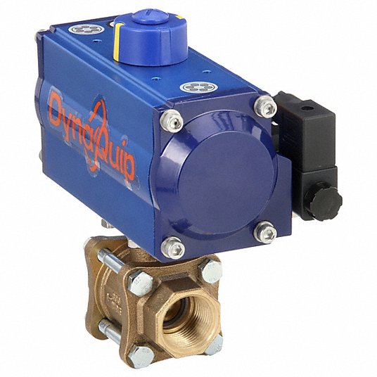 DYNAQUIP CONTROLS, 1 in Size, Bronze, Pneumatically Actuated Two-Way ... DYNAQUIP CONTROLS, 1 in Size, Bronze, Pneumatically Actuated Two-Way ...
