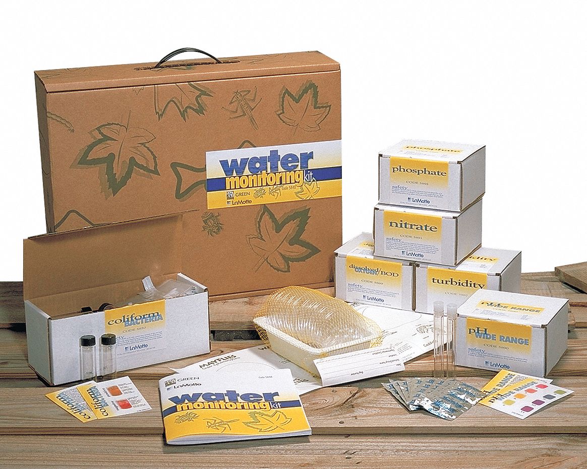 LAMOTTE, Coliform Bacteria/Turbidity, 100 Tests, Standard Water Test ...