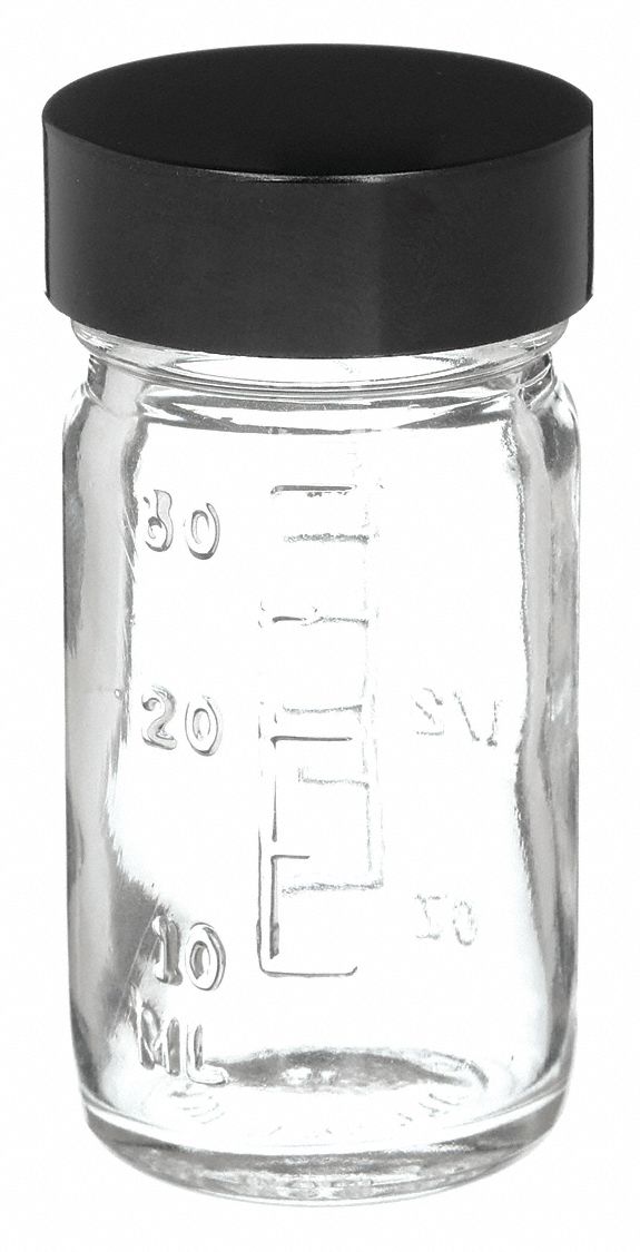Glass, 30 mL Capacity - mL, Beaker Bottle - 3TRH2|GLC-01466 - Grainger