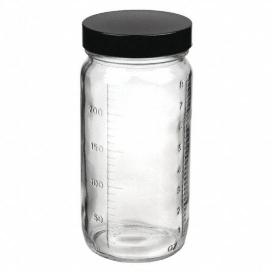 Glass, 240 mL Capacity - mL, Beaker Bottle - 3TRJ2|GLC-01552 - Grainger