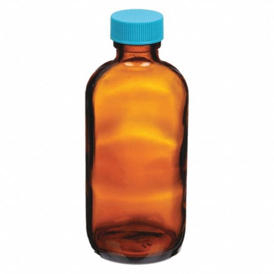 Glass, 125 mL Capacity - mL, Precleaned Bottle - 3TRT2|3TRT2 - Grainger