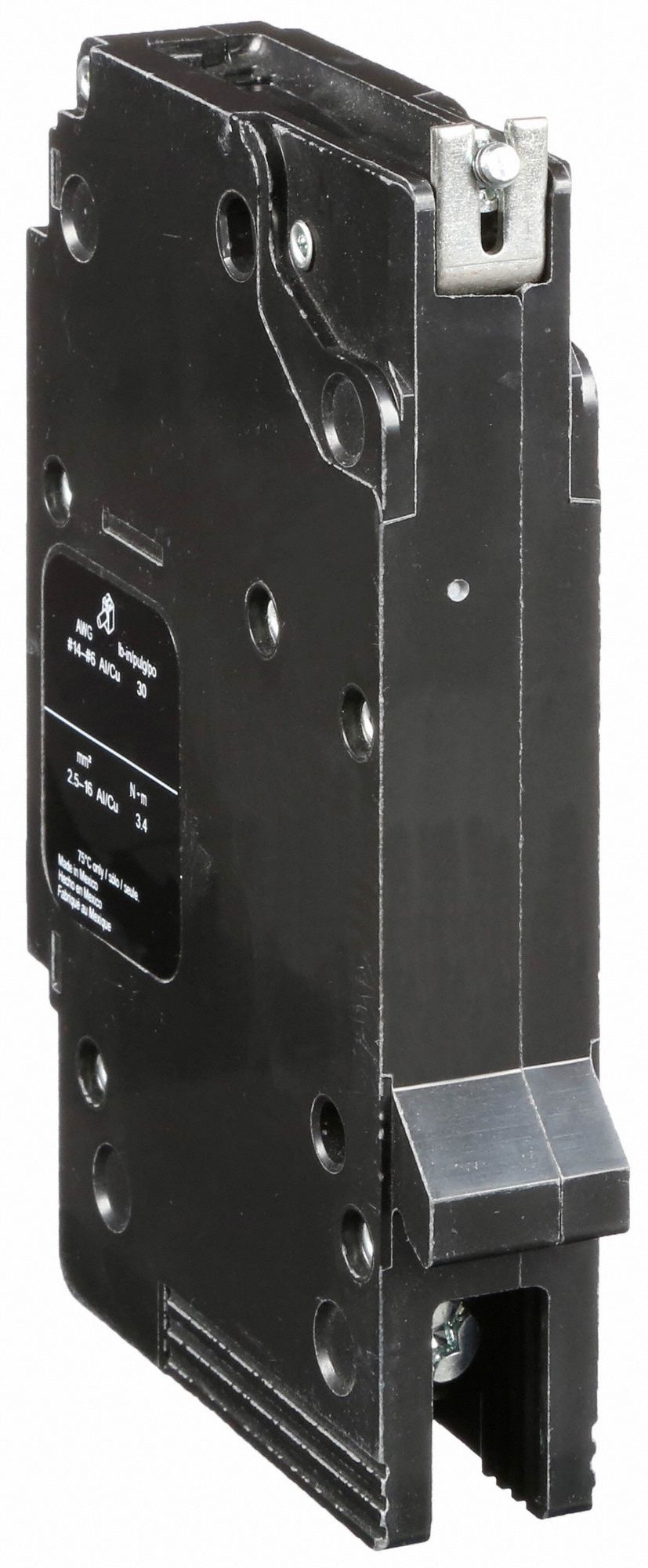 SQUARE D Miniature Circuit Breaker: 15 A, 277V AC, Single Phase, 18kA ...