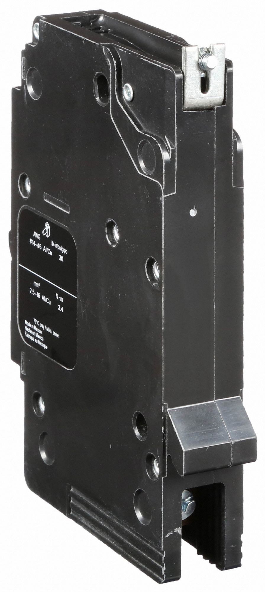 SQUARE D Miniature Circuit Breaker: 30 A, 277V AC, Single Phase, 18kA at 120/240V AC, 1 Poles ...