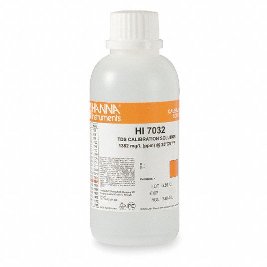 HANNA INSTRUMENTS Storage Solution, Electrode, 7.01 pH Range, 230mL ...