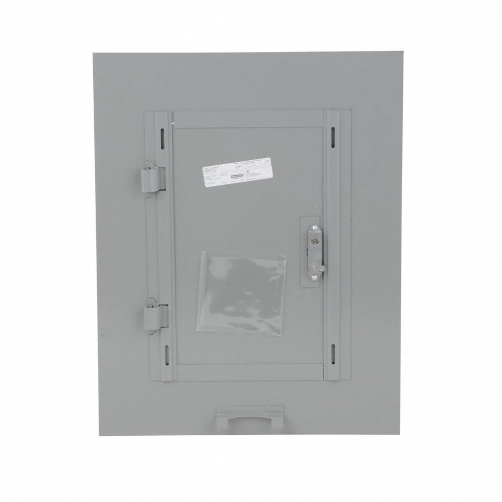 SQUARE D Panelboard Cover: 26 in Lg, 1D687, 1, Door, Non-Vented, 18 ...