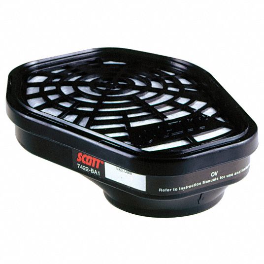 Organic Vapor (OV), Black Color, Cartridge - 3TYT9|7422-BA1 - Grainger