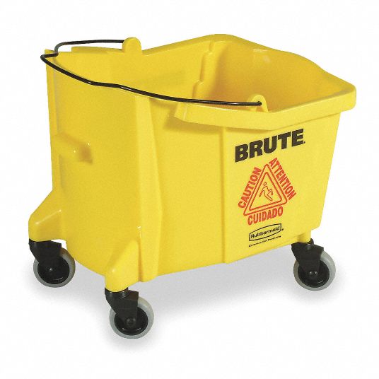 11 gal. Yellow Bucket, 1 EA - Grainger