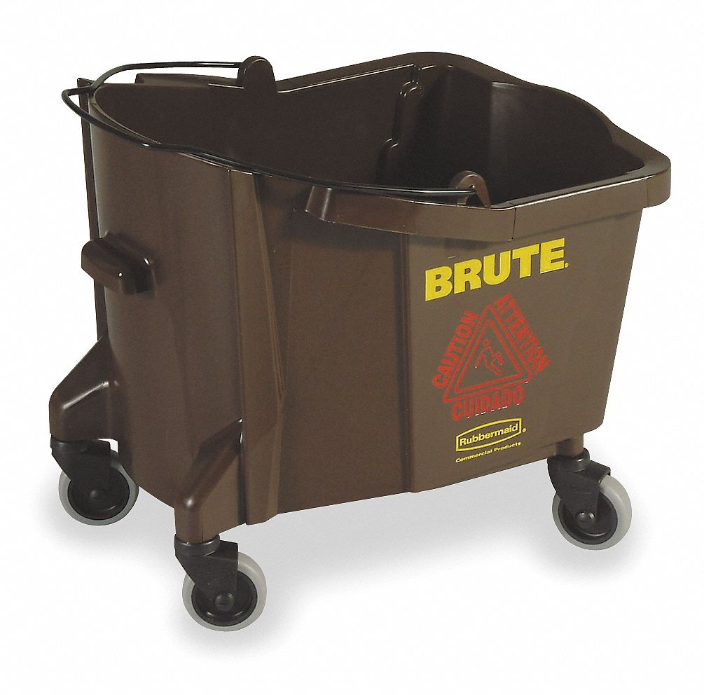 8-3/4 gal. Brown Bucket, 1 EA - Grainger