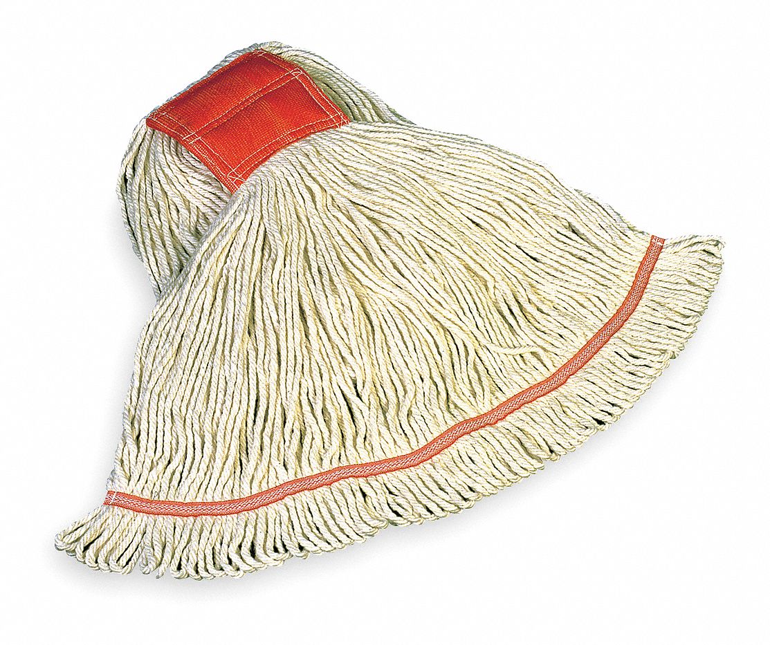 RUBBERMAID COMMERCIAL PRODUCTS, String Mop, 18 oz Dry Wt, Wet Mop ...