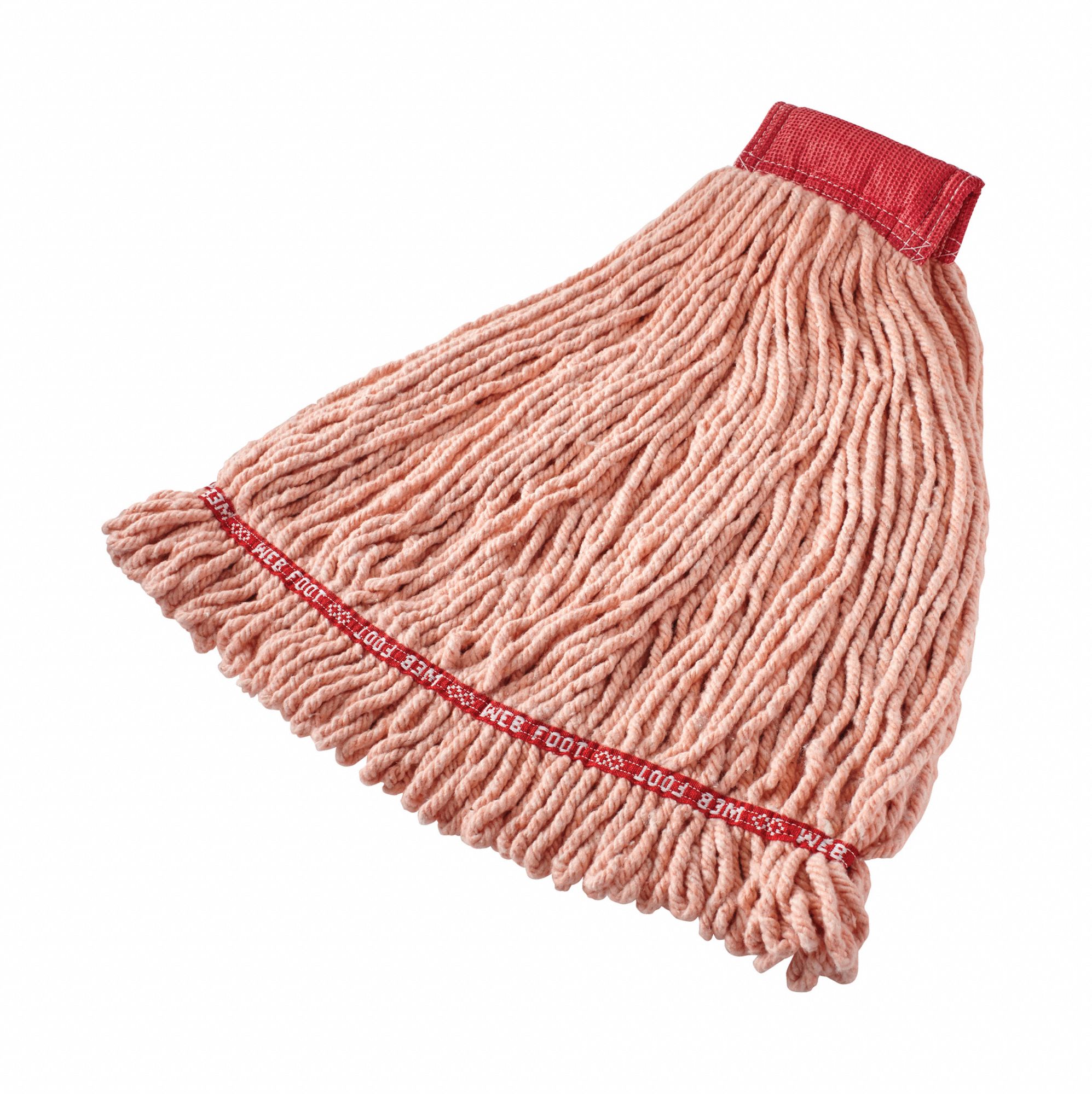RUBBERMAID COMMERCIAL PRODUCTS, String Mop, Large Mop Head Size, Wet ...