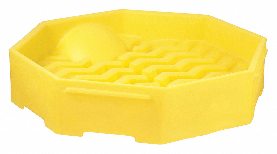 ULTRATECH, Lockable, Yellow / Yellow, Drum Funnel - 3UAL5|482 - Grainger