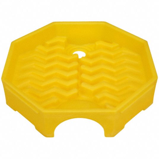 ULTRATECH, No Lid, Yellow, Drum Funnel - 3UAL6|488 - Grainger