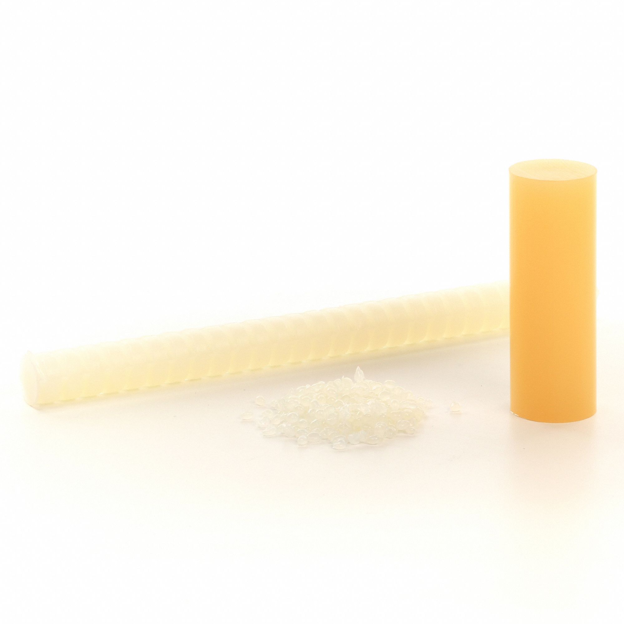 3M Hot Melt Adhesive: 3762LM, Quadrack Sticks, 5/8 in Dia, 8 in Lg, Tan ...
