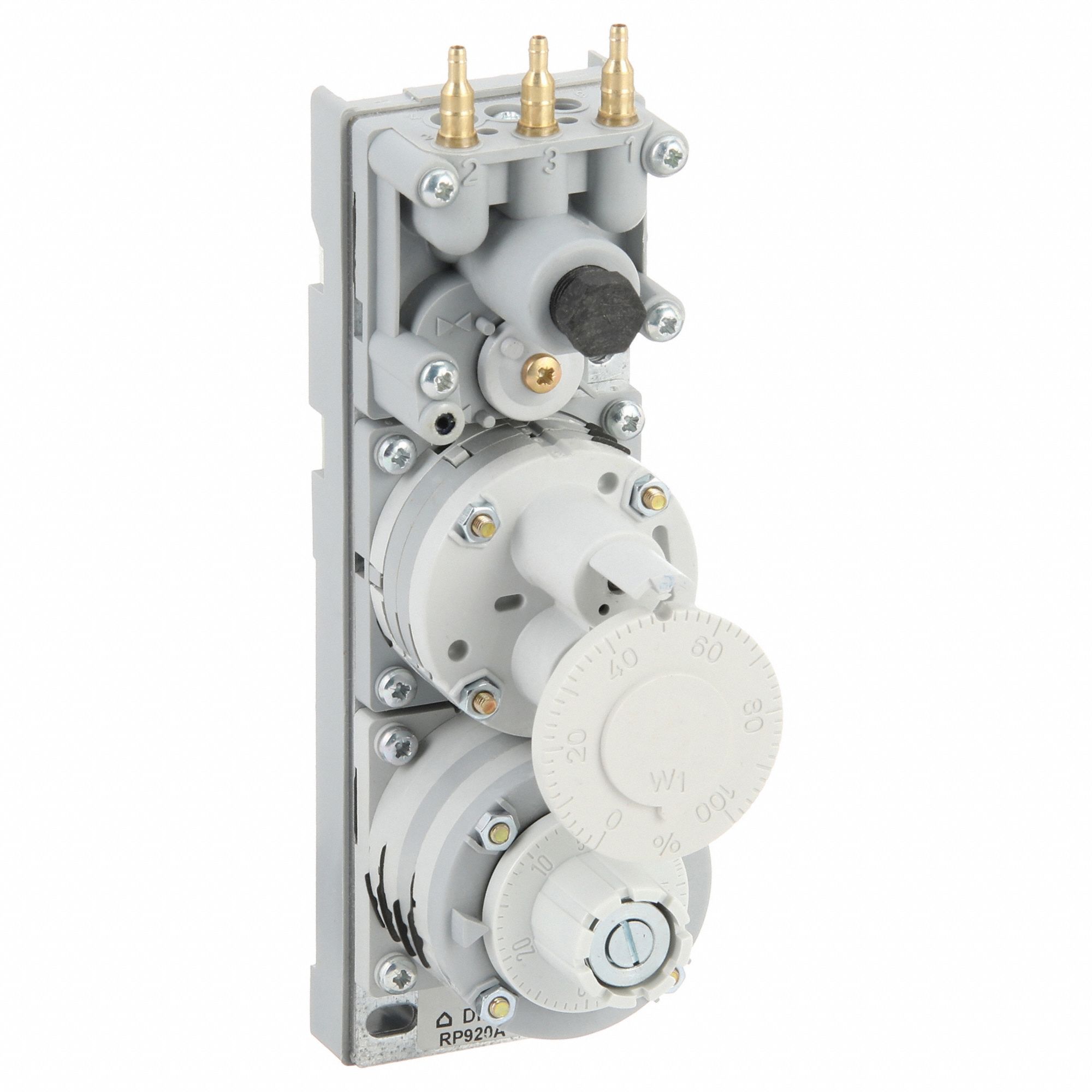 Single Input, 3 psi to 15 psi Signal, Pneumatic Receiver Controller ...