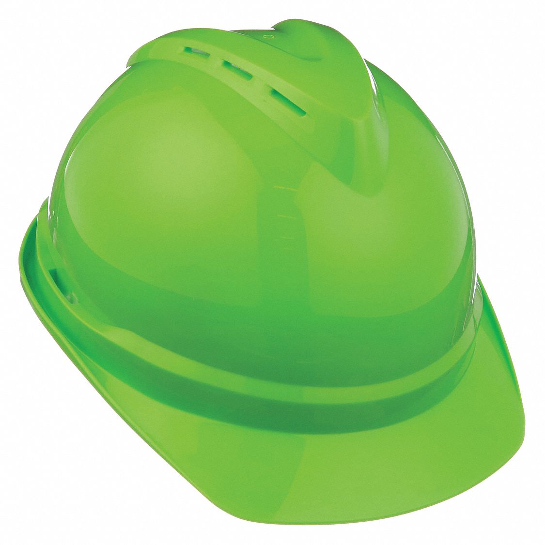 MSA, High-Visibility Green, No Graphics, Hard Hat - 3UCG7|10035212 ...