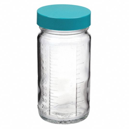 Glass, 120 mL Capacity - mL, Beaker Bottle - 3UCV4|GLC-01504 - Grainger