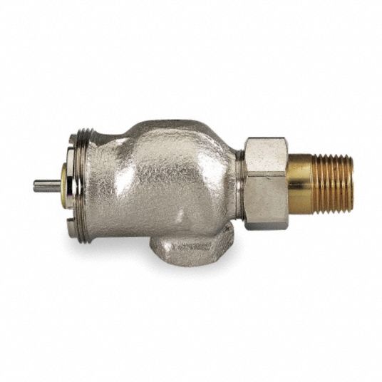 HONEYWELL Thermostatic Radiator Valve, Bronze, 1/2 in FPT, Body Style ...