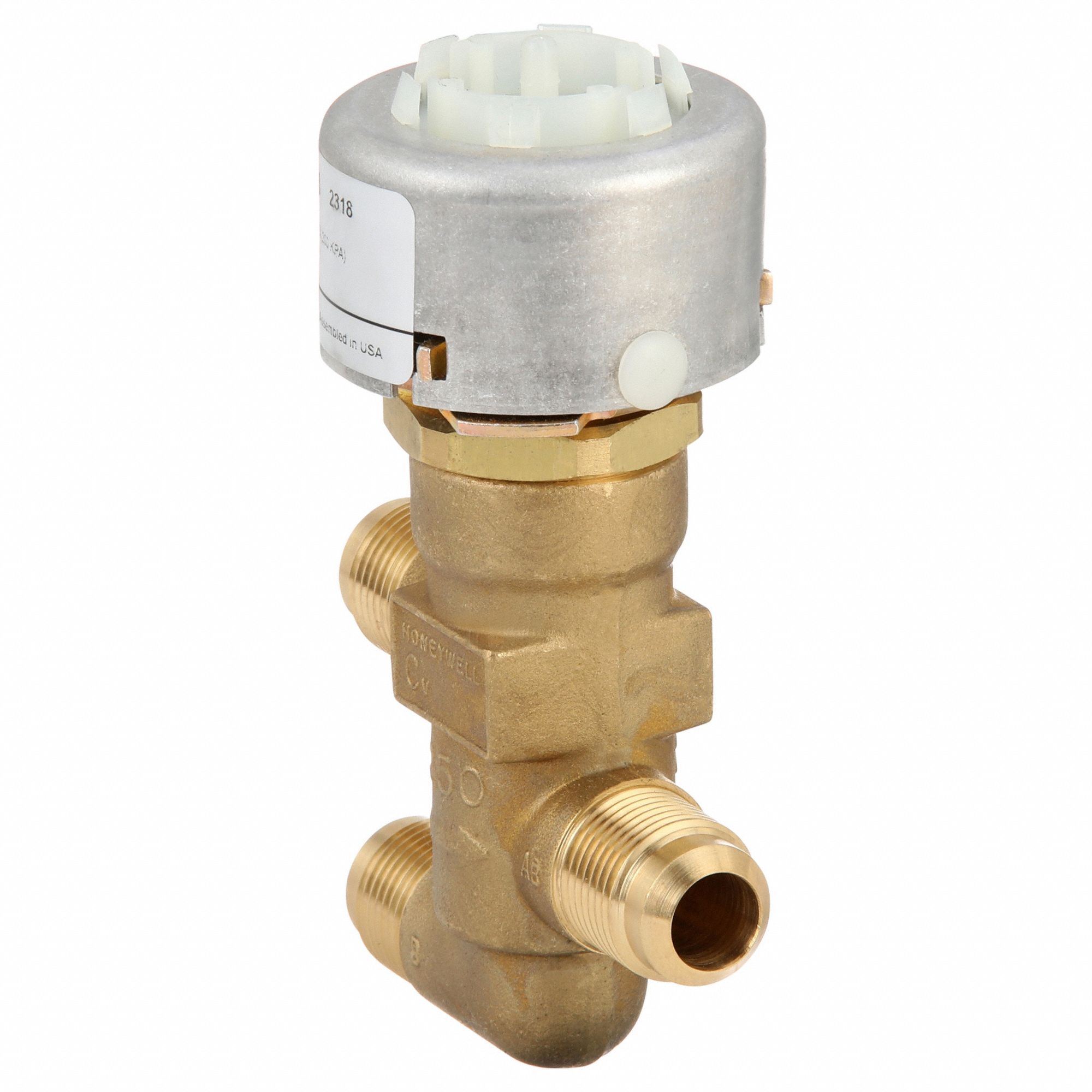 3-Way, 1.6 CV Flow, Hydronic Globe Valve - 3UD19|VP526A1027/U - Grainger