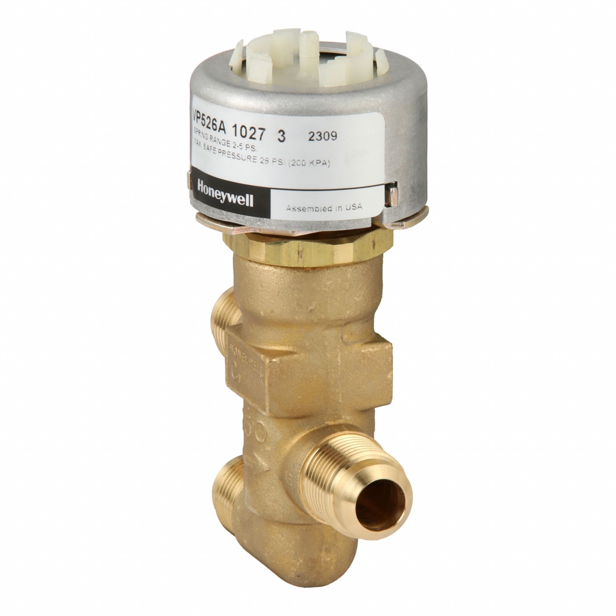 3-Way, 1.6 CV Flow, Hydronic Globe Valve - 3UD19|VP526A1027/U - Grainger