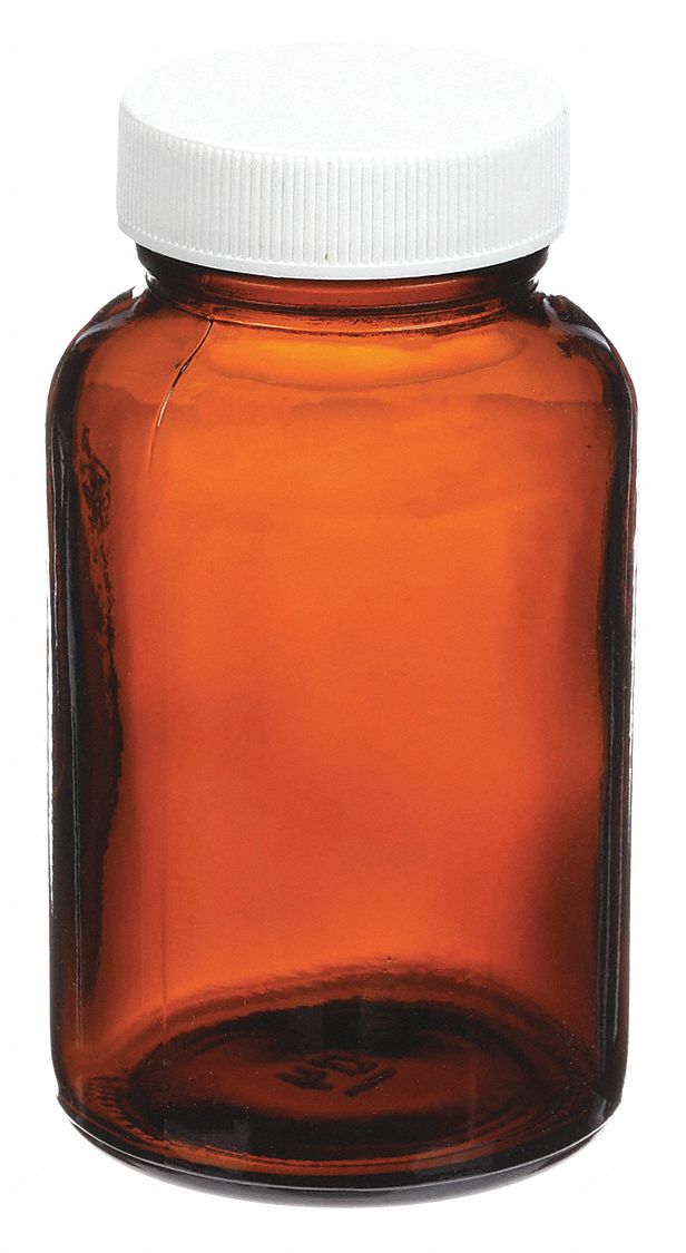 Glass, 125 mL Capacity - mL, Precleaned Bottle - 3UDD3|3UDD3 - Grainger