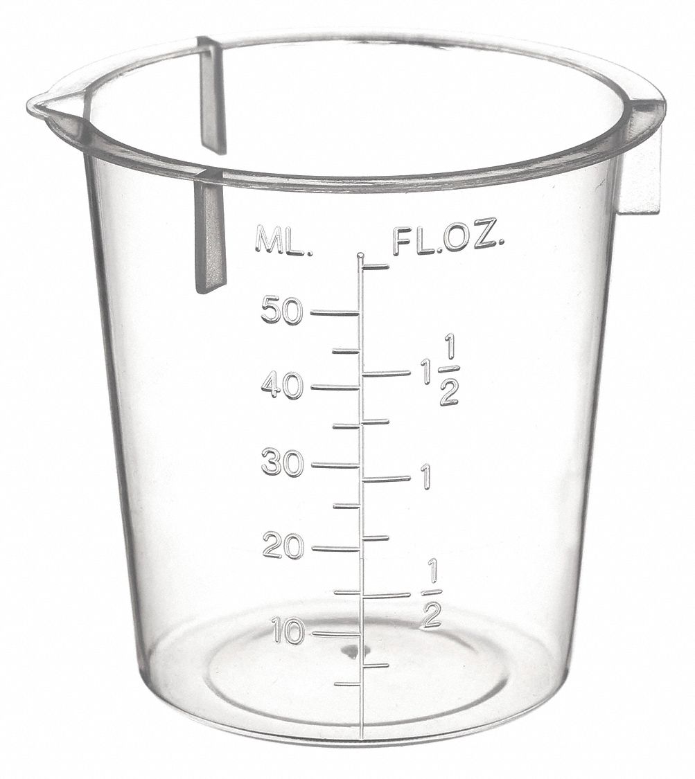 Low Form, 50 mL Capacity - mL, Beaker - 3UDH9|3UDH9 - Grainger