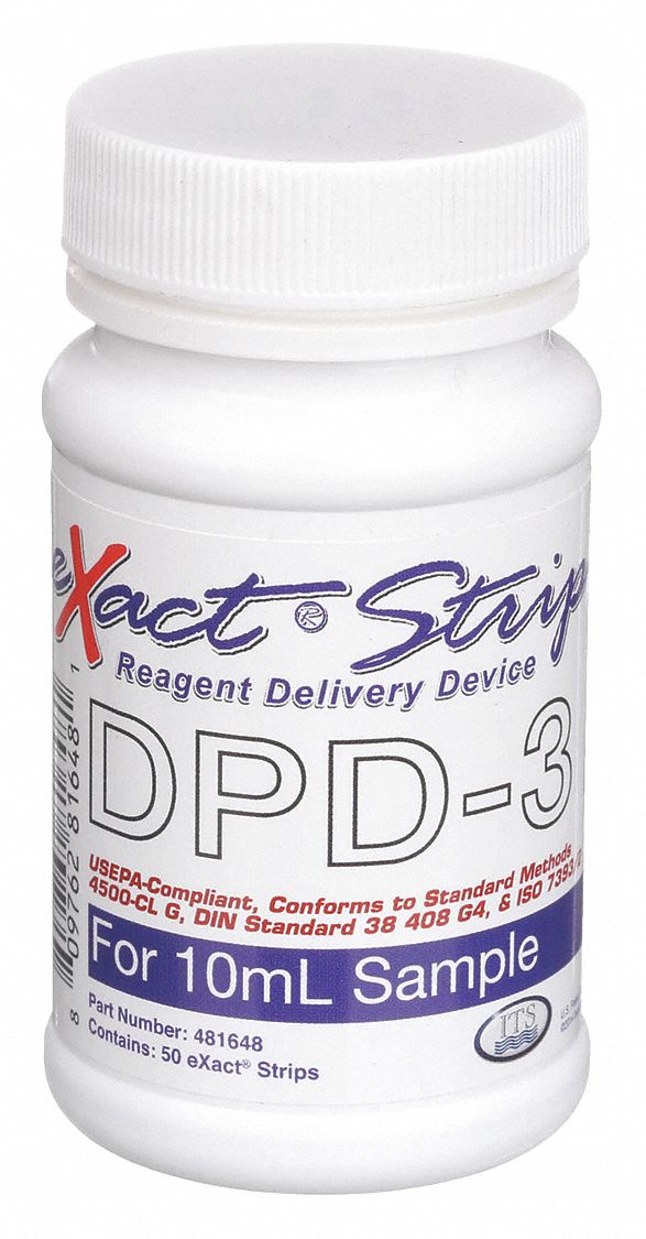 INDUSTRIAL TEST SYSTEMS, 0 to 6 ppm DPD-3 Reagent, DPD-3 Reagent, Test ...