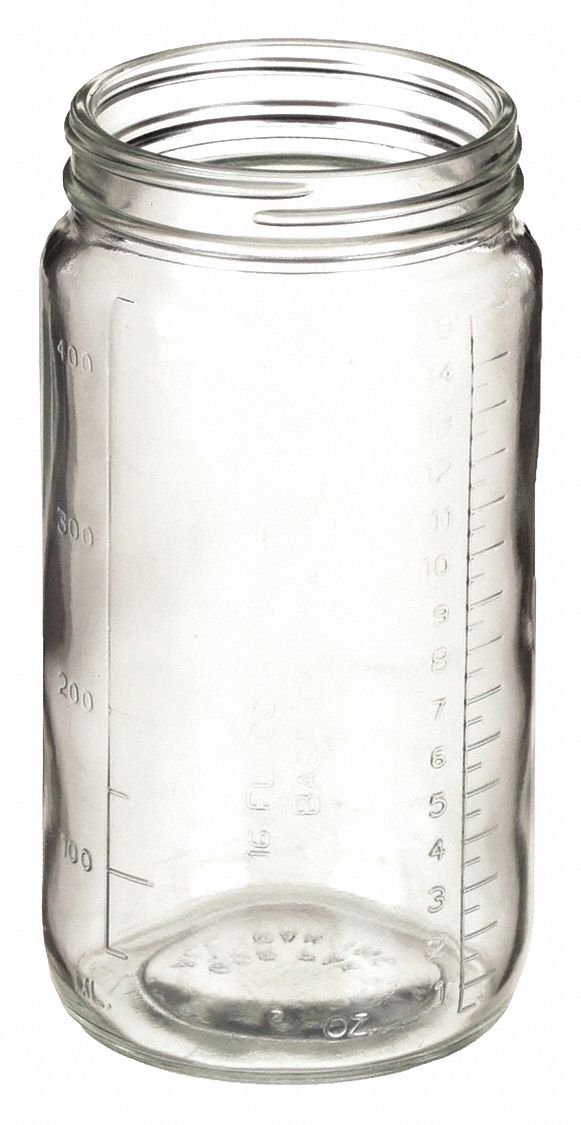 Glass, 480 mL Capacity - mL, Bottle - 3UED2|GLA-00849 - Grainger