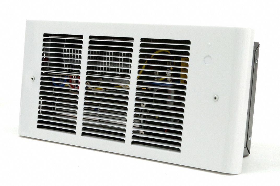 DAYTON Recessed Electric Wall-Mount Heater, 375W/750W/1,125W/1,500W ...