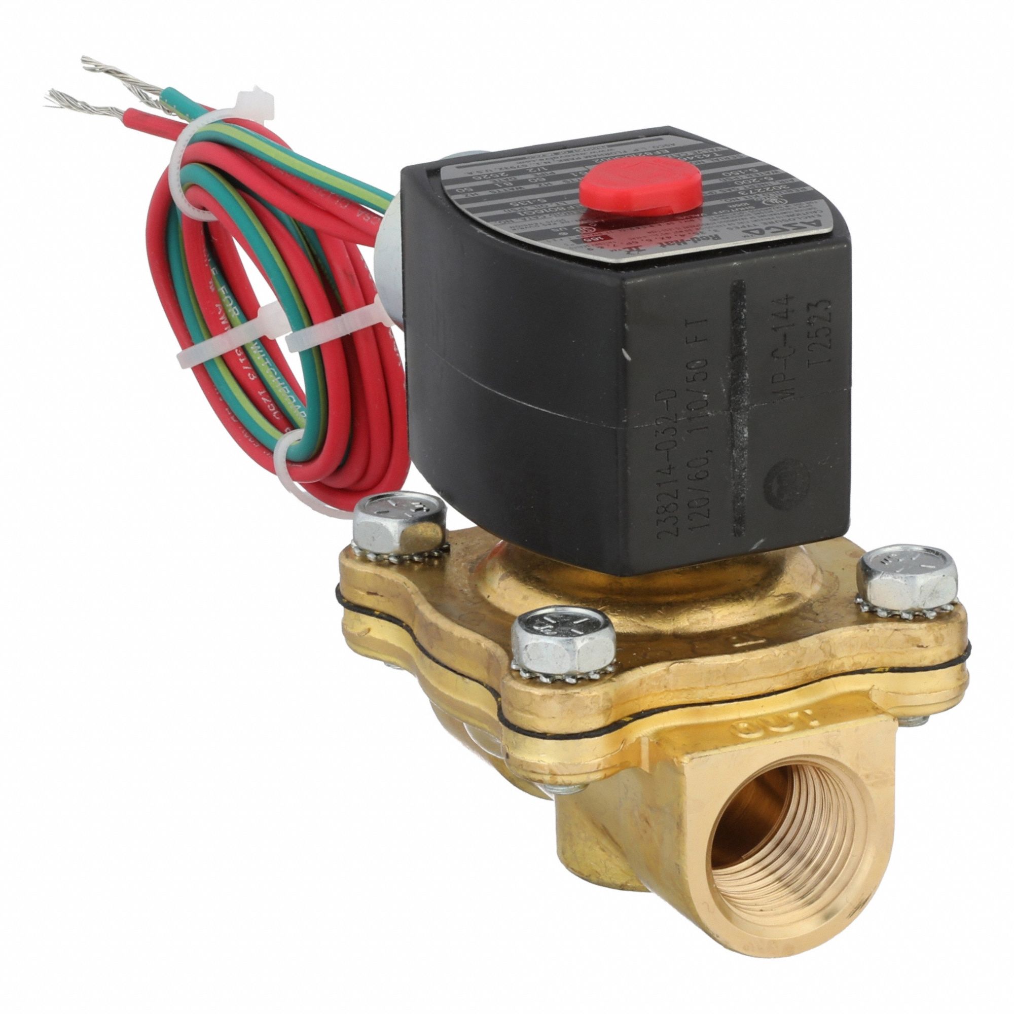 REDHAT, 2-Way, Normally Closed, Solenoid Valve - 3UK53|EF8210G002 ...