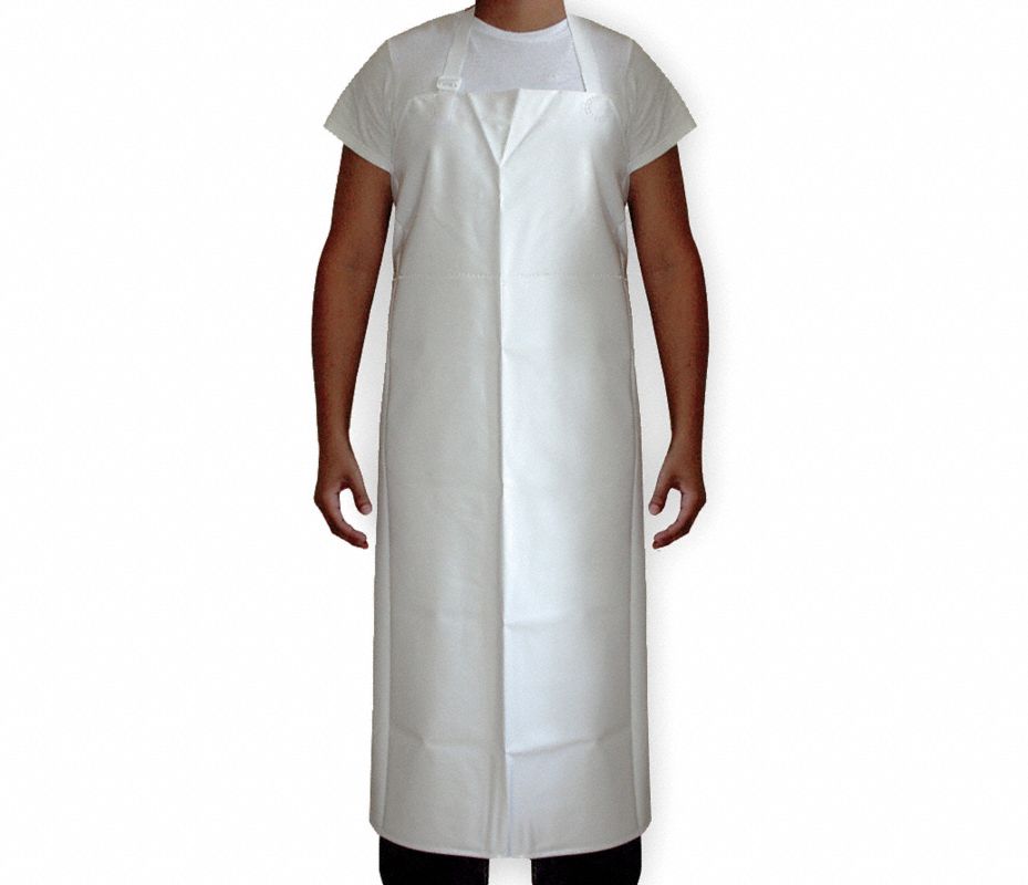 JYRSA Mandil de PVC Blanco 47-1/4" - 3UKM9 | DD-1151 - Grainger México