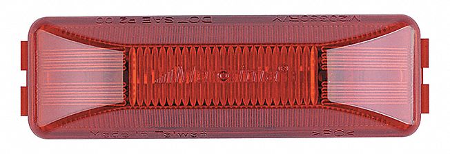MAXXIMA CLEARANCE MARKER LIGHT, LED, RECTANGULAR, SURFACE MOUNT, RED ...