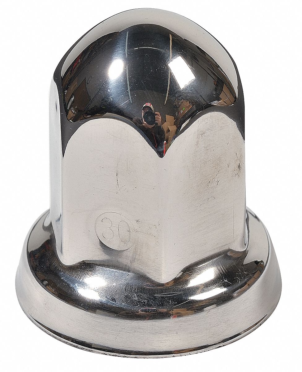Metric Stainless Steel Lug Nut Cover 3ULL7 SP27 Grainger