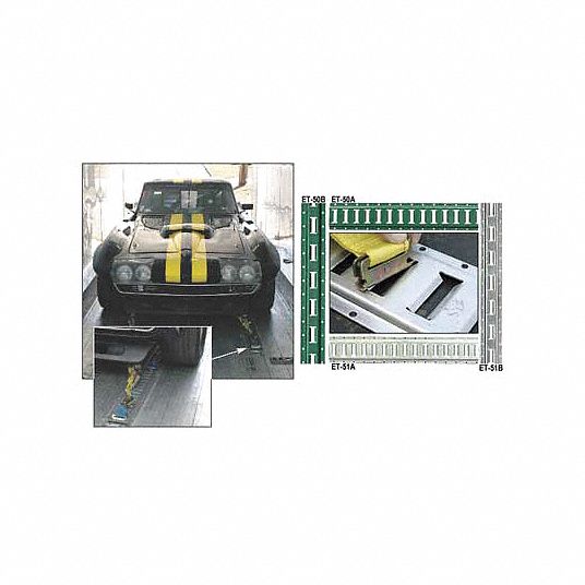 Vertical E-Track,Painted Finish - Grainger