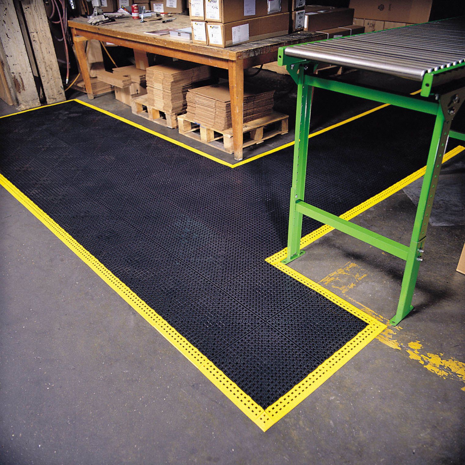 NOTRAX Interlocking Drainage Mat, PK 24 - 3UM38|523STL24BL - Grainger