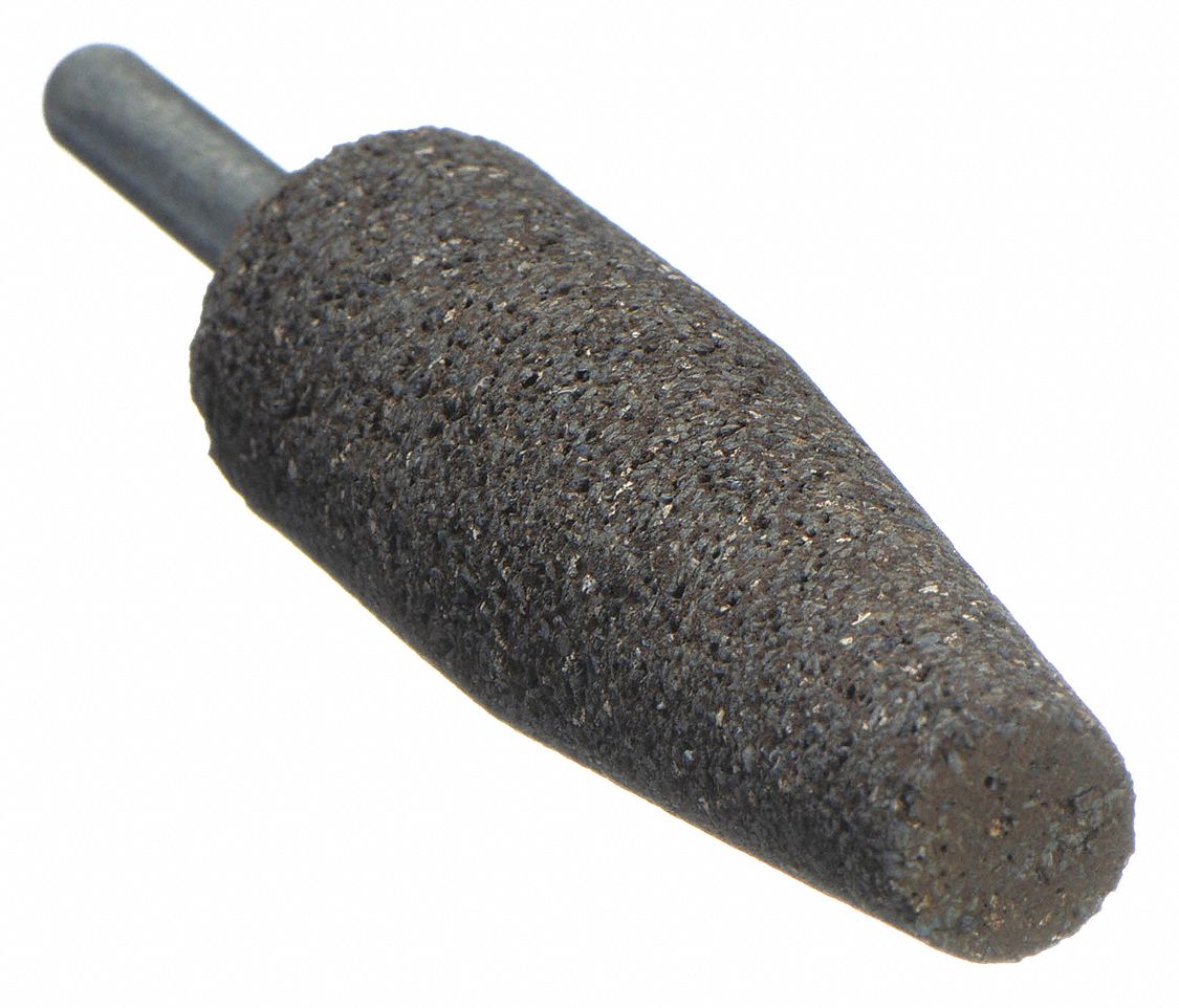 NORTON, 3/4 in Dia, Zirconia Alumina, Resin Mounted Point - 3UN58 ...