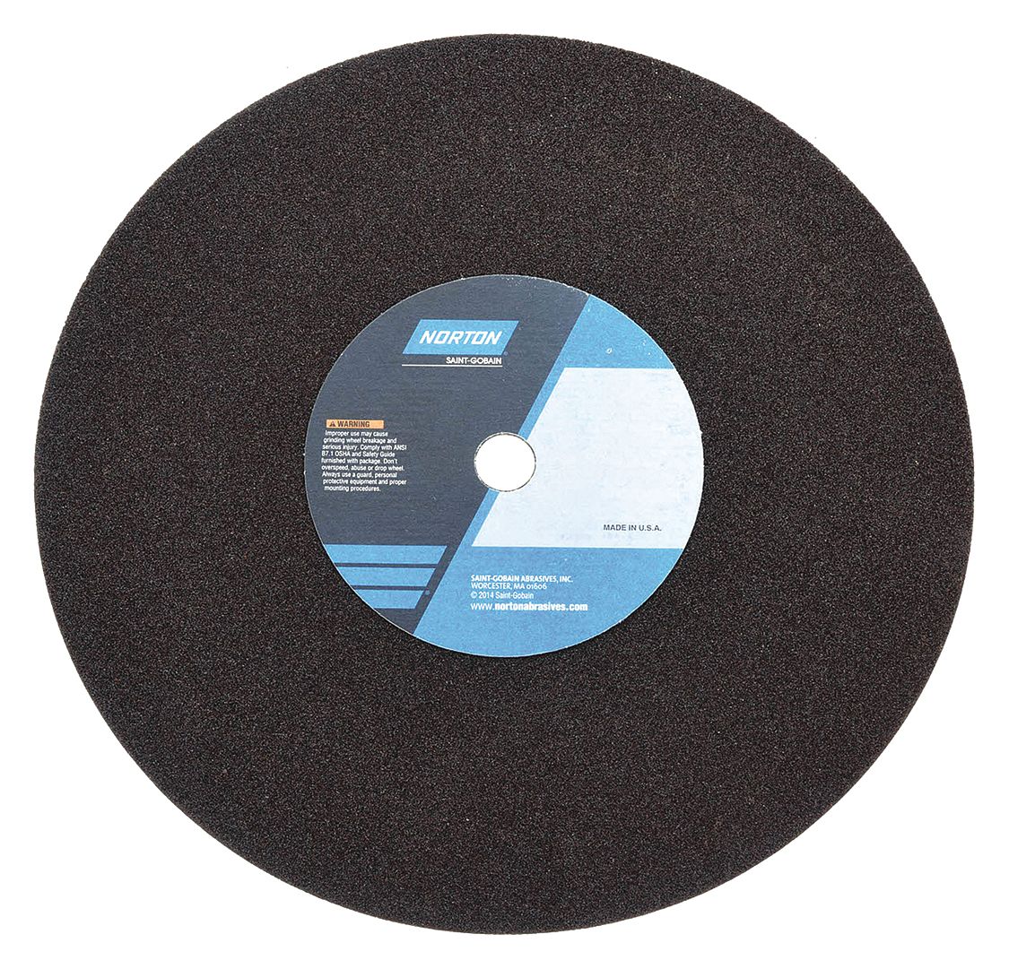 NORTON, Type 1, 10" x 1/16" x 5/8", Abrasive Cut-Off Wheel - 3UP21 ...