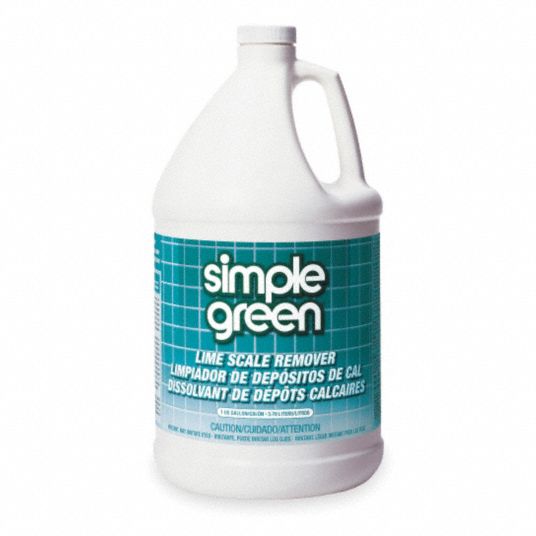 SIMPLE GREEN, Jug, 1 gal Container Size, Lime Scale Remover - 3UP44 ...