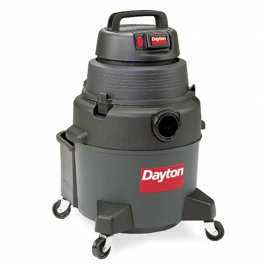 DAYTON, 8 gal Tank Size, Plastic, Power On-Demand Shop Vacuum - 3UP78 ...