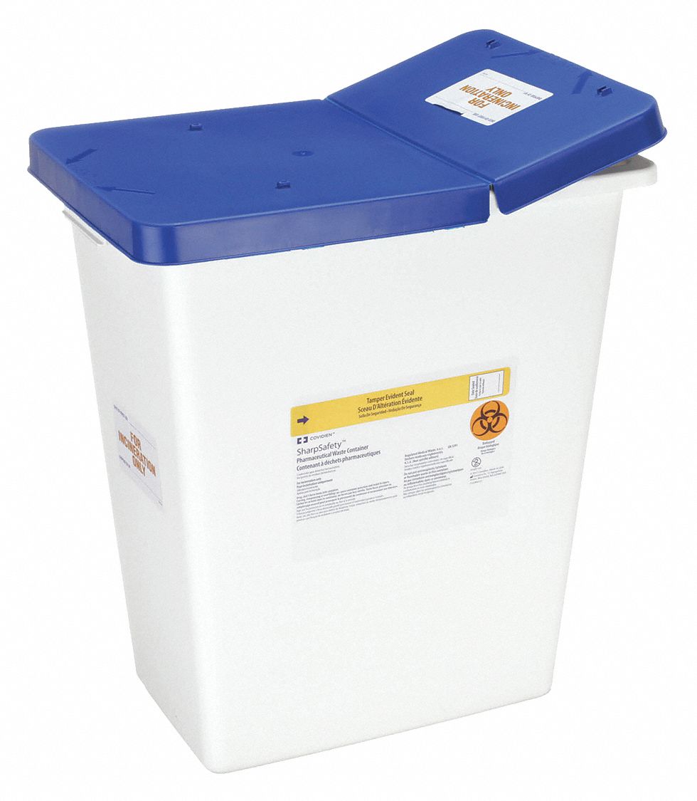 COVIDIEN, 8 gal, 2 Count, Sharps Container - 3UTD2|KKPS100850 - Grainger