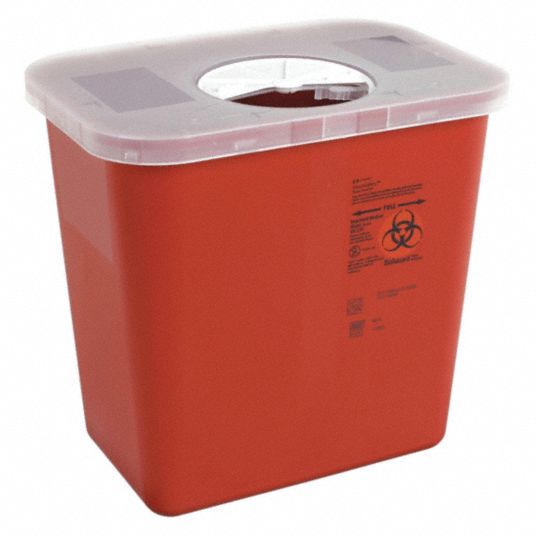 COVIDIEN, 2 gal, 5 Count, Sharps Container - 3UTE7|SRR0100970 - Grainger