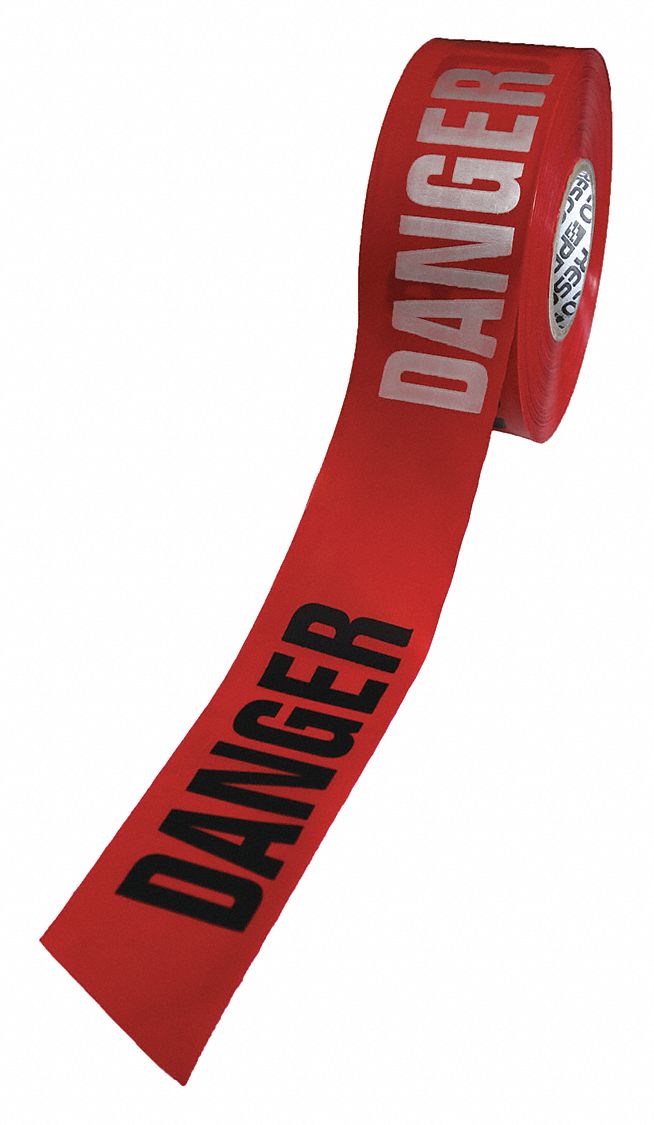 1,000 ft Lg, 3 in Wd, Barricade Tape - 3UTW2|RB3103R21-200 - Grainger