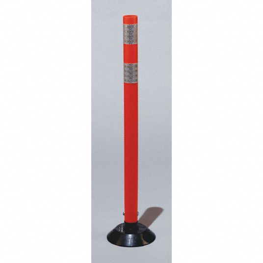 Permanent, Orange, Delineator Post - 3UTX3|04-728 - Grainger