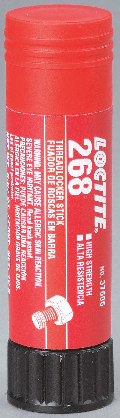 LOCTITE, 268, Red, High-Strength Threadlocker - 3UU57|826035 - Grainger