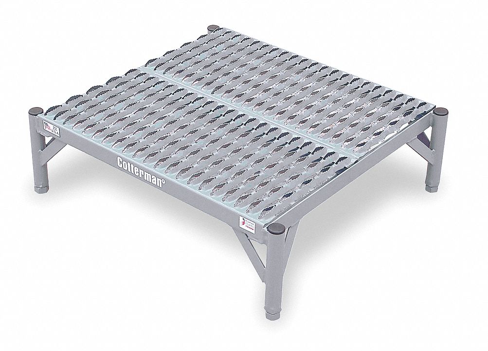 COTTERMAN, 14 in Platform Ht - Max, 24 in Platform Wd, Work Platform ...