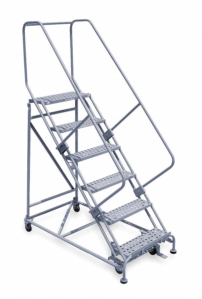 COTTERMAN, 5 ft Platform Ht, Partially Assembled, Rolling Ladder ... COTTERMAN, 5 ft Platform Ht, Partially Assembled, Rolling Ladder ...