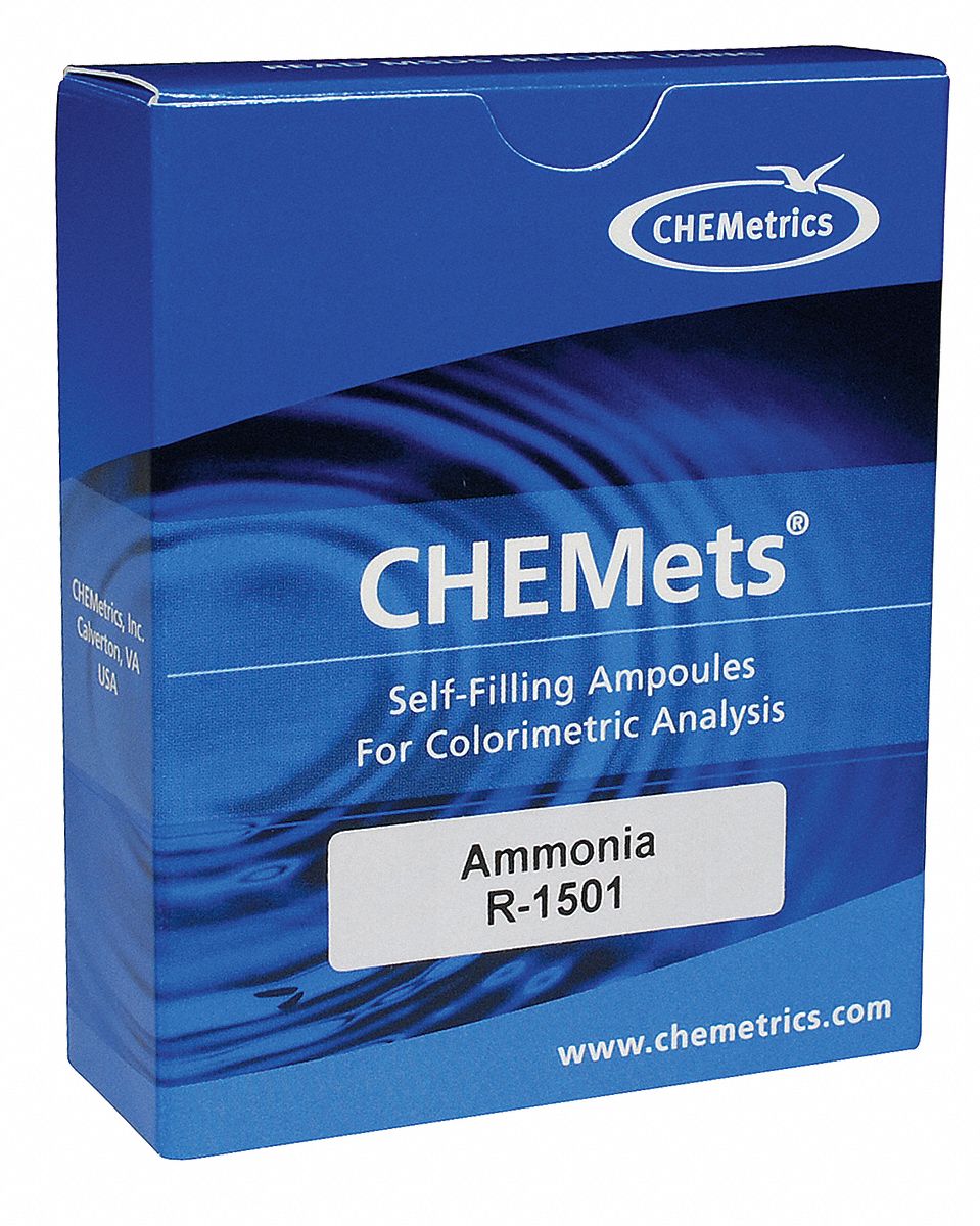 Water Quality Test Kit, 0–1, 1–10 ppm Range, Number of Tests 30 - Grainger