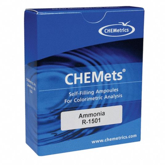 Water Quality Test Kit, 0–1, 1–10 ppm Range, Number of Tests 30 - Grainger
